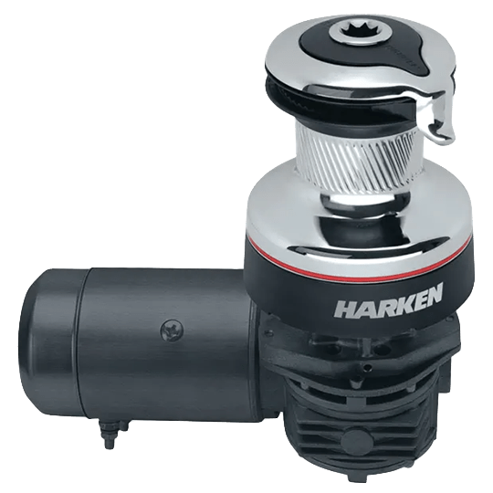 Harken 40 STEC 12V Radial Self-Tailing Chrome Two-Speed Electric Winch