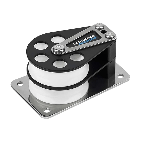 Schaefer 504-28 51mm Double 5 Series Aluminum Cheek Block