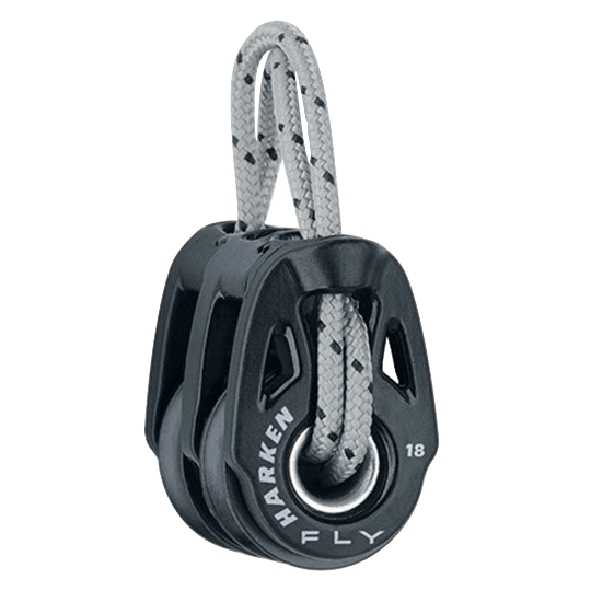 Harken 2158 Double 18mm Fly Soft-Attach Block