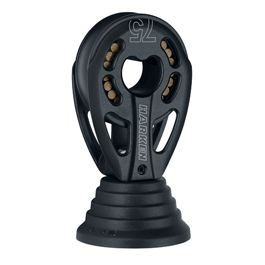 Harken 3244 75mm Single Black Magic High-Load Stand-Up Block