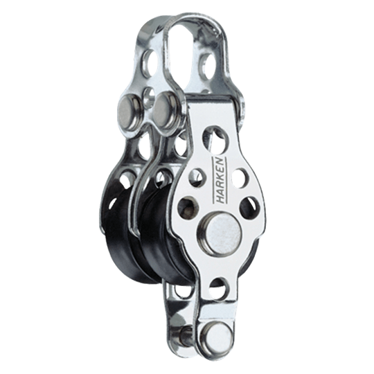 Harken 407 16mm Double Micro Dinghy Sailboat Fixed Block Becket Pulley