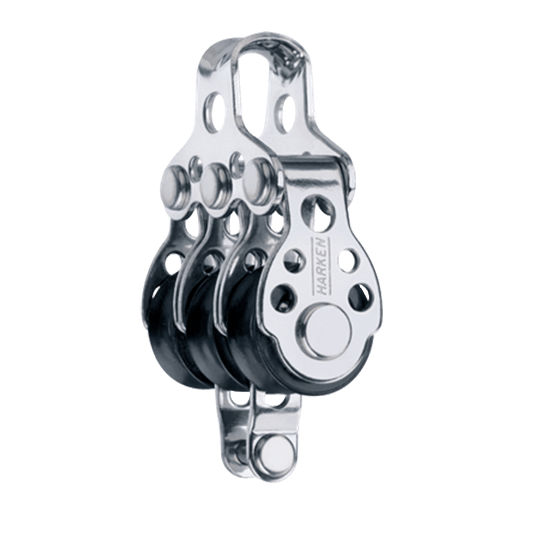 Harken 409 16mm Triple Micro Dinghy Sailboat Fixed Block Becket Pulley