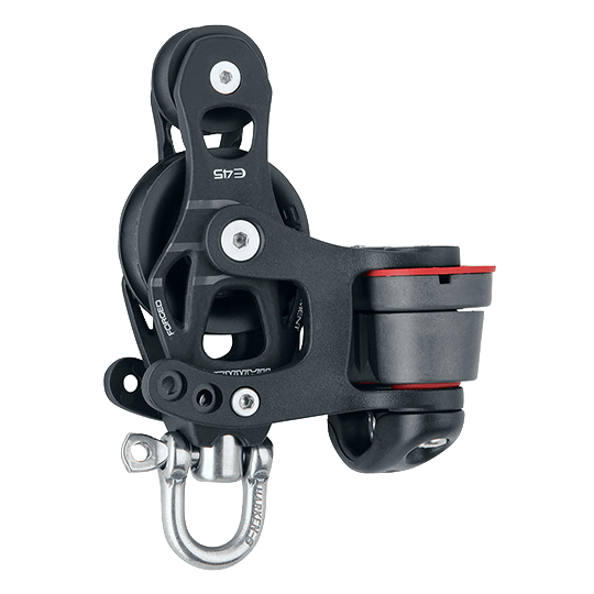 Harken 6235 45mm Fiddle Element Sailboat Block With Cam Cleat