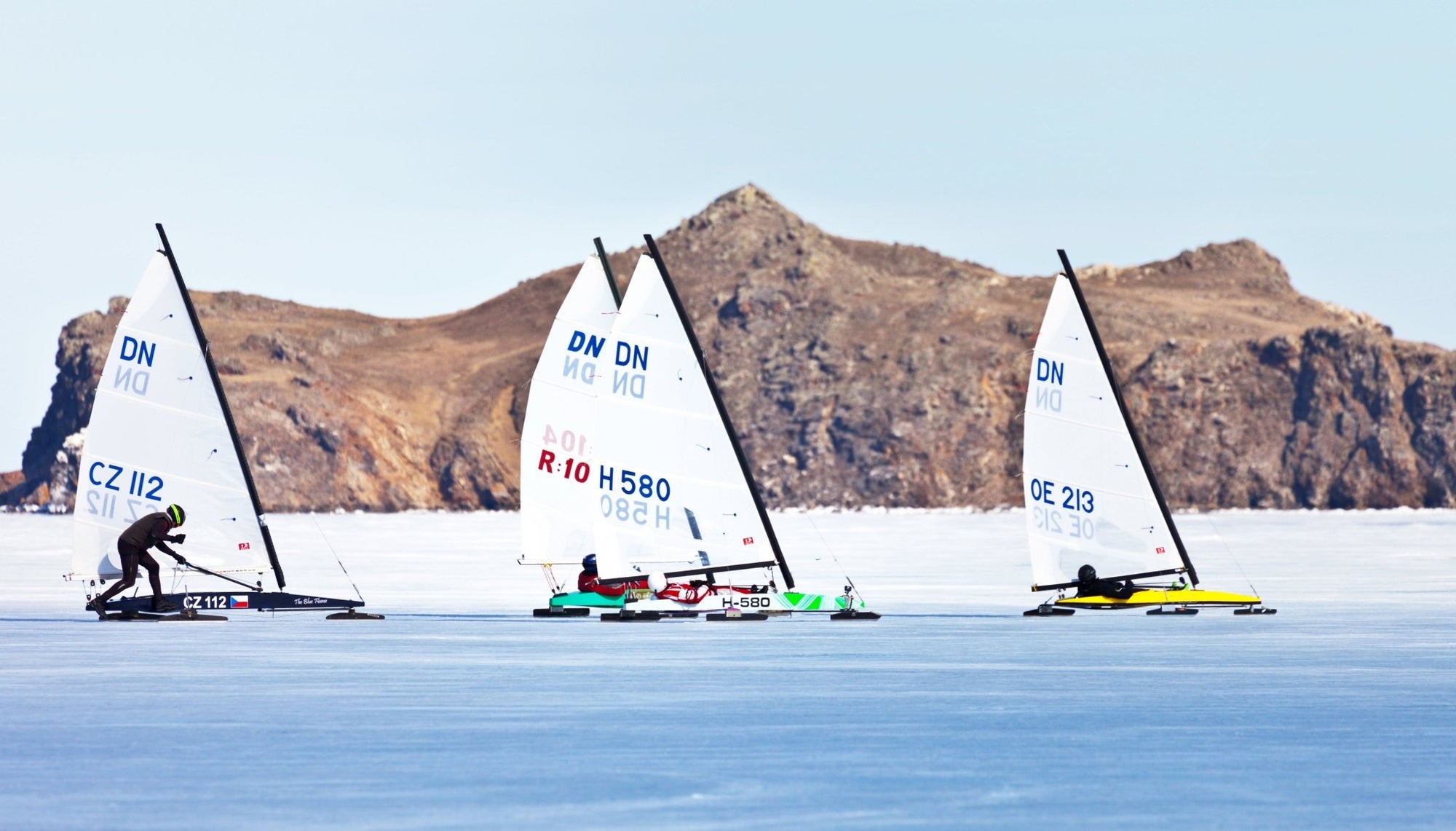 Harken's DN Iceboat Deck Layout