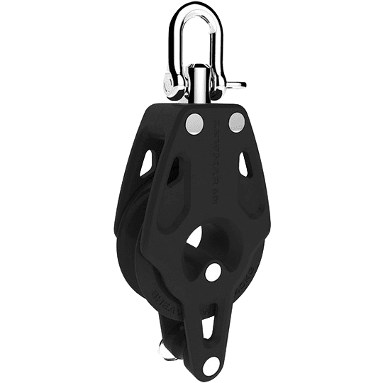 Lewmar 29901324BK 30mm Single Stand-Up Sailboat Becket Block Pulley